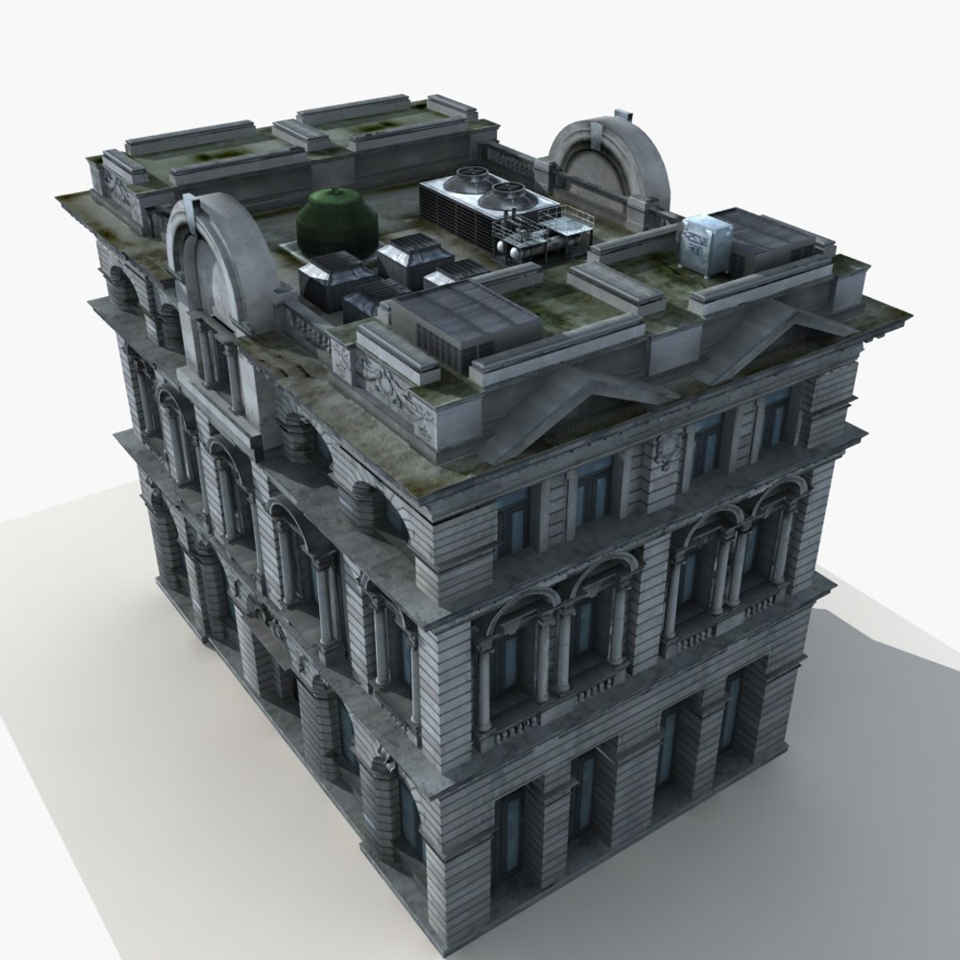 Old Building 3D Model - TurboSquid 1318993