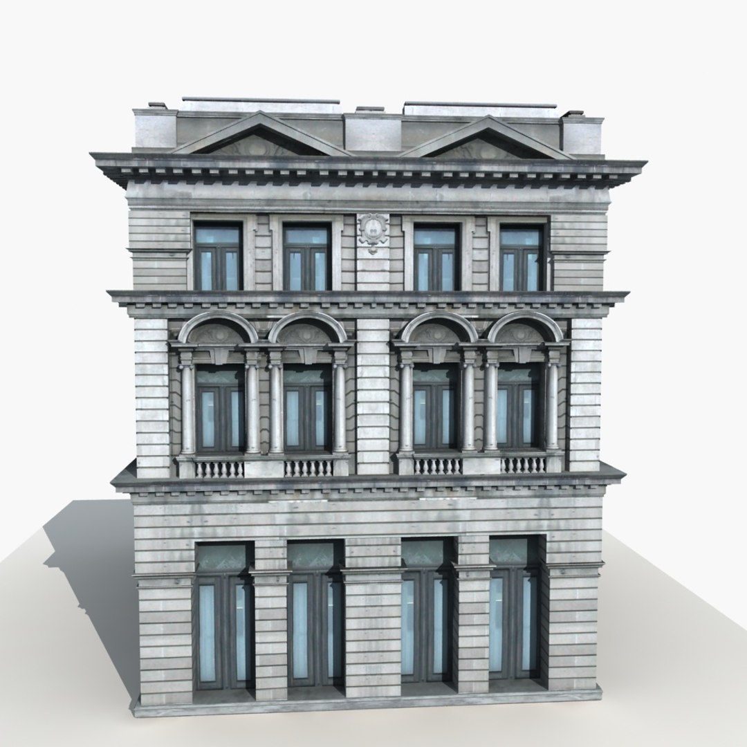 Old Building 3D Model - TurboSquid 1318993