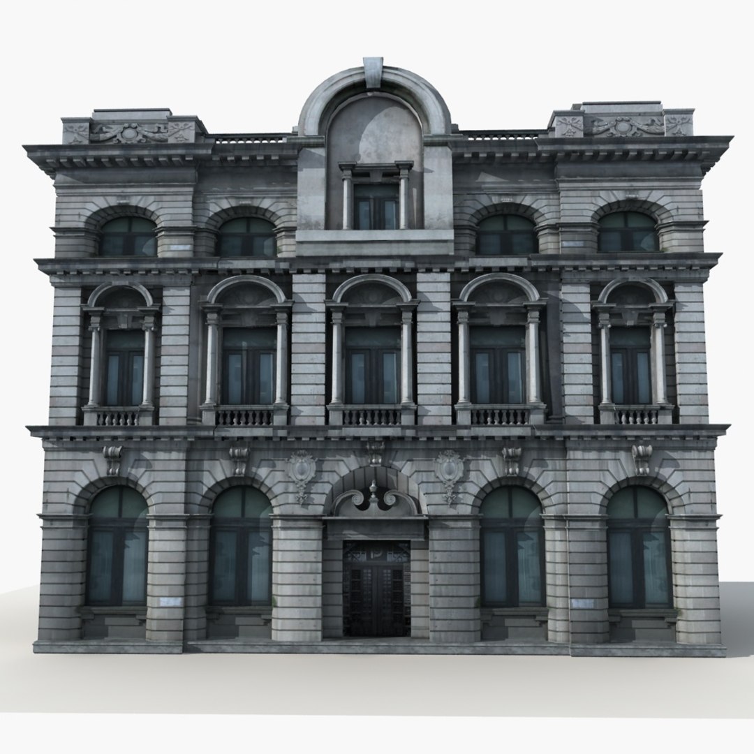 Old Building 3D Model - TurboSquid 1318993