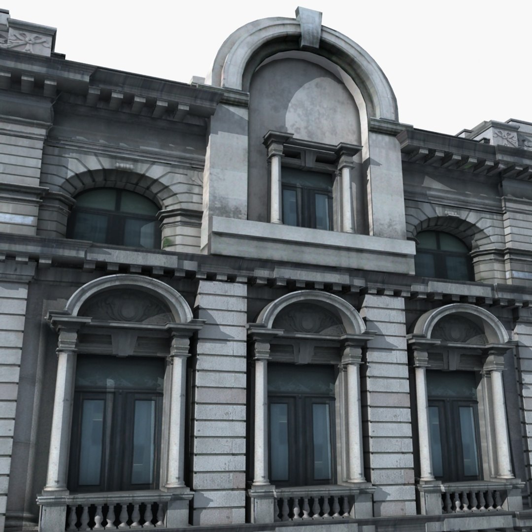 Old Building 3D Model - TurboSquid 1318993