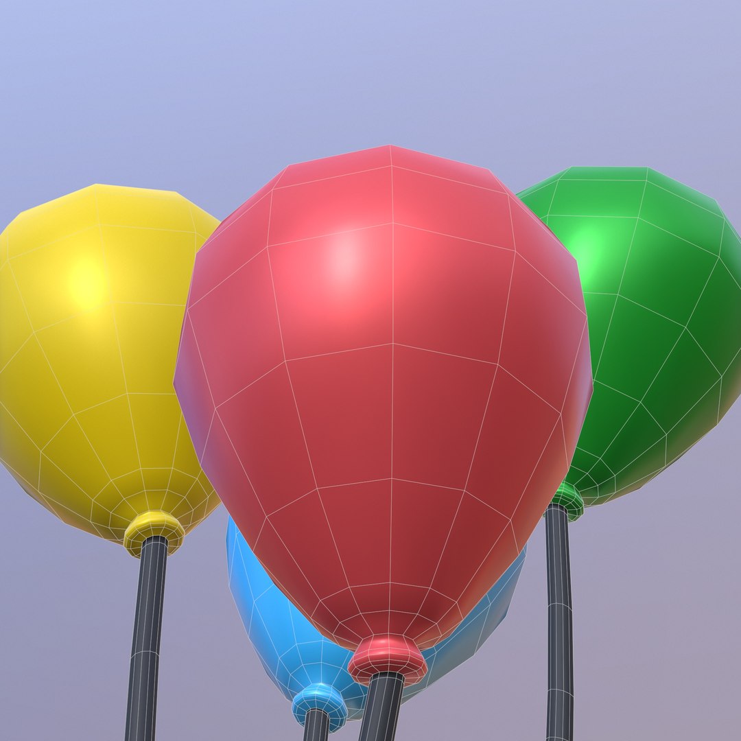 Balloon 3D Model - TurboSquid 1874254