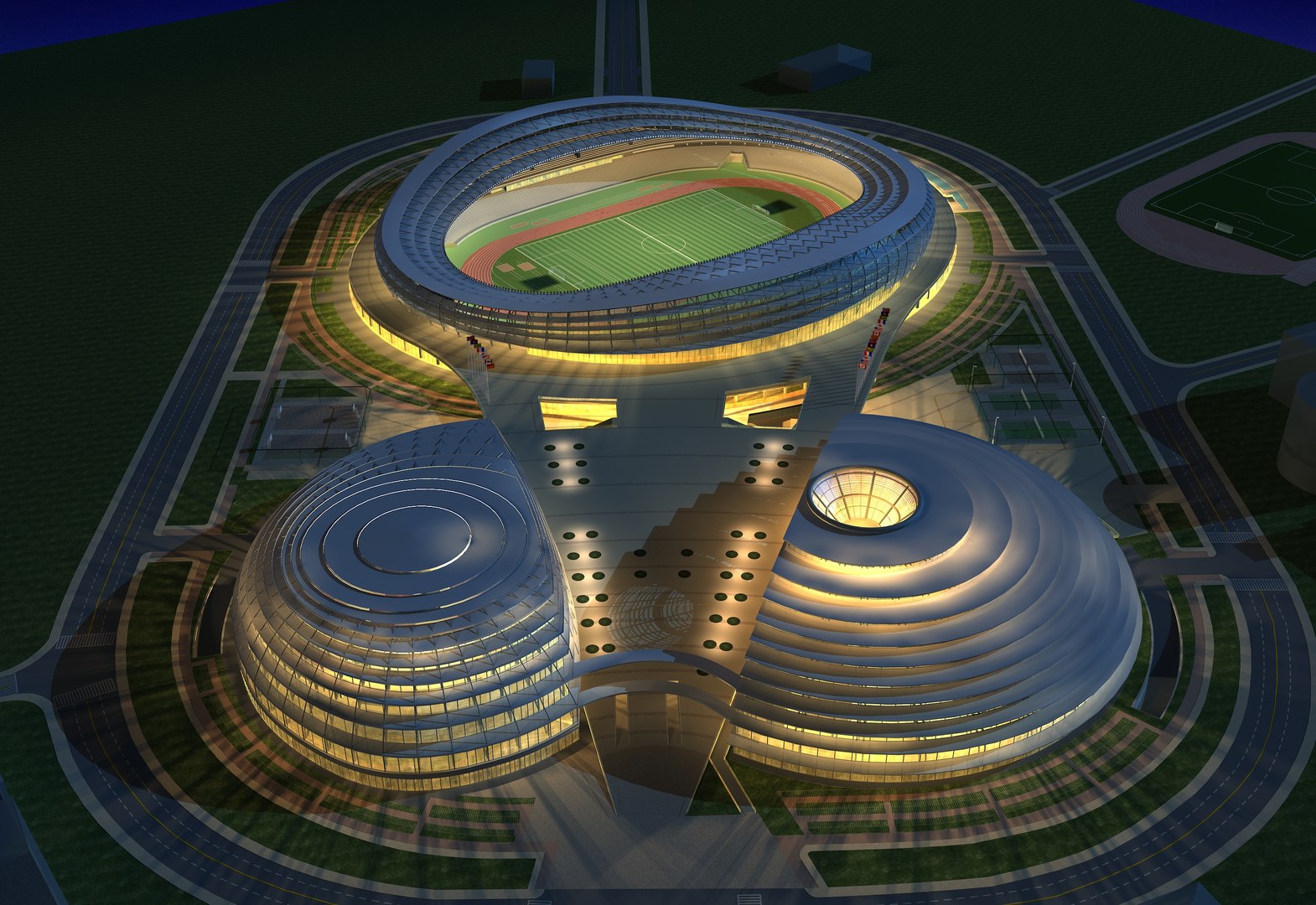 3D Grand Stadium 08 model - TurboSquid 2011470