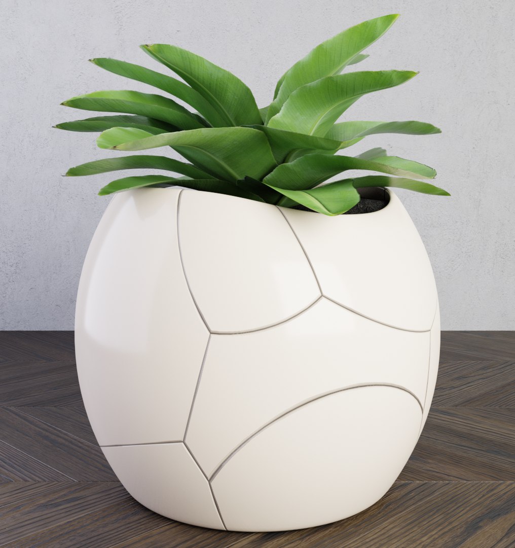 Plant Pot Model - TurboSquid 1516381