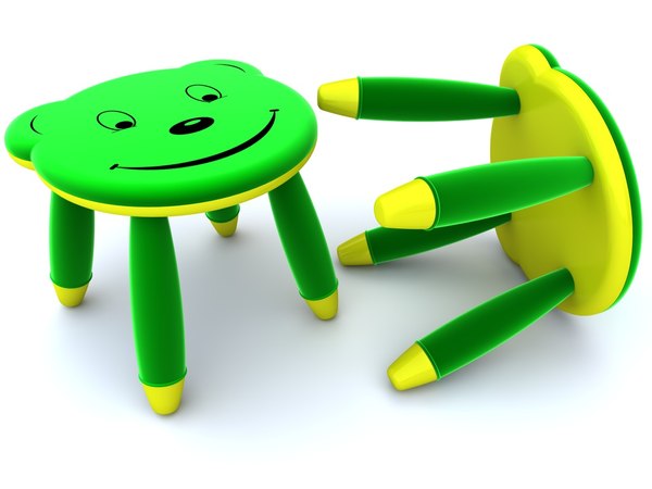 3d baby stool
