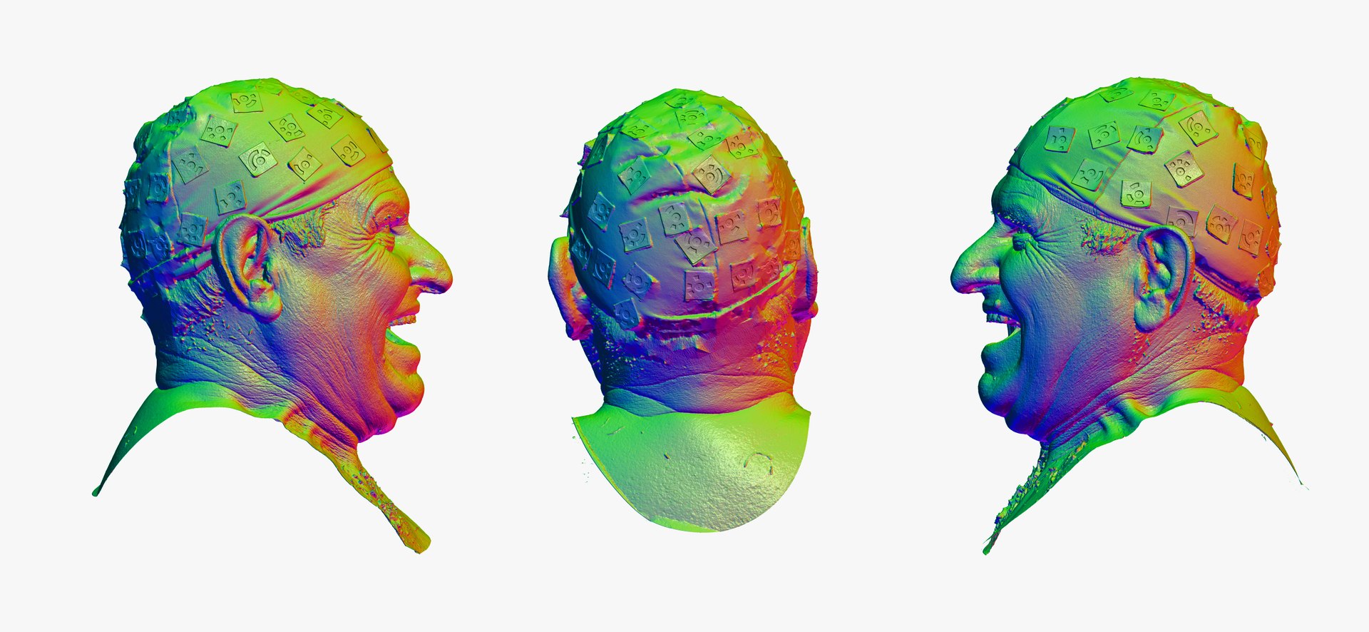 Homer Human Head Rage Raw Scan 3D Model - TurboSquid 1744688