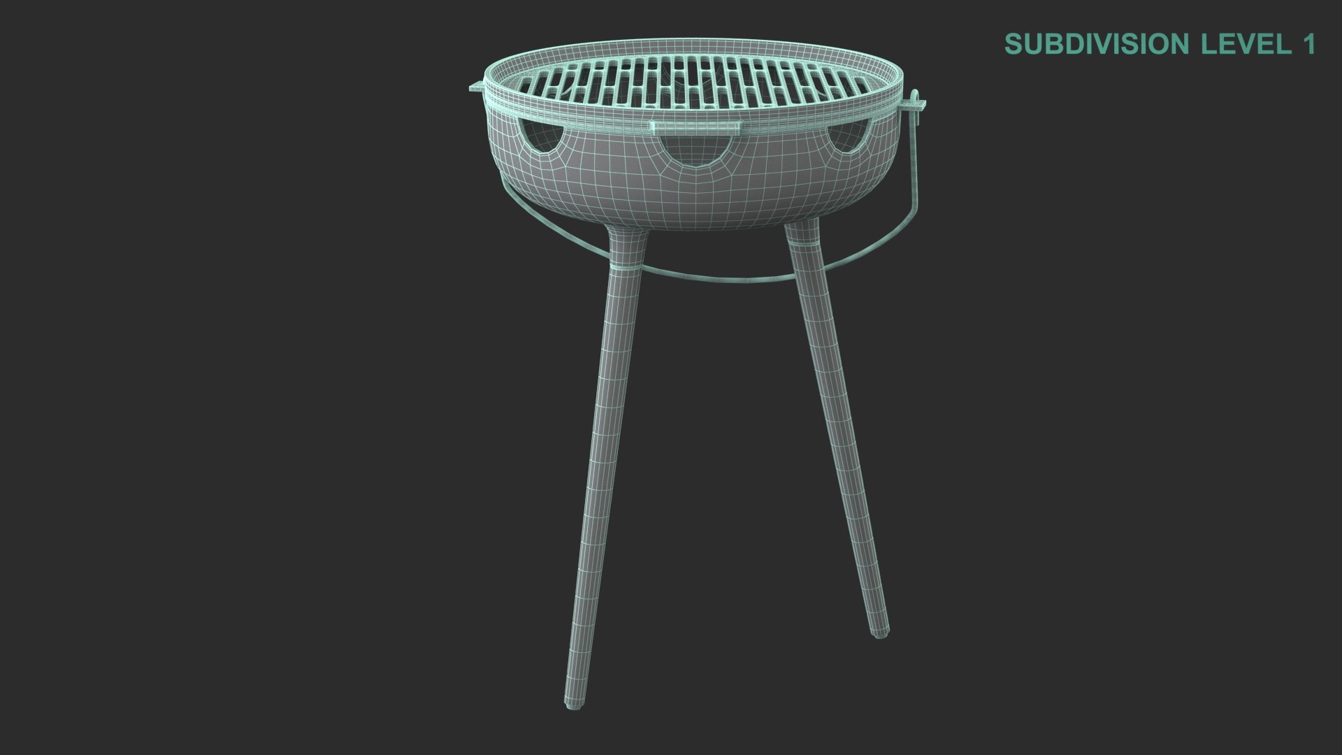 Grill 3D Model - TurboSquid 2000649