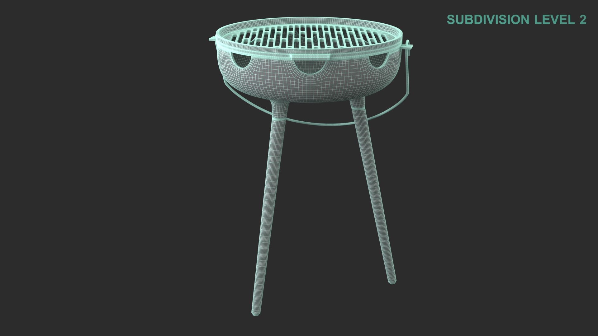 Grill 3D Model - TurboSquid 2000649