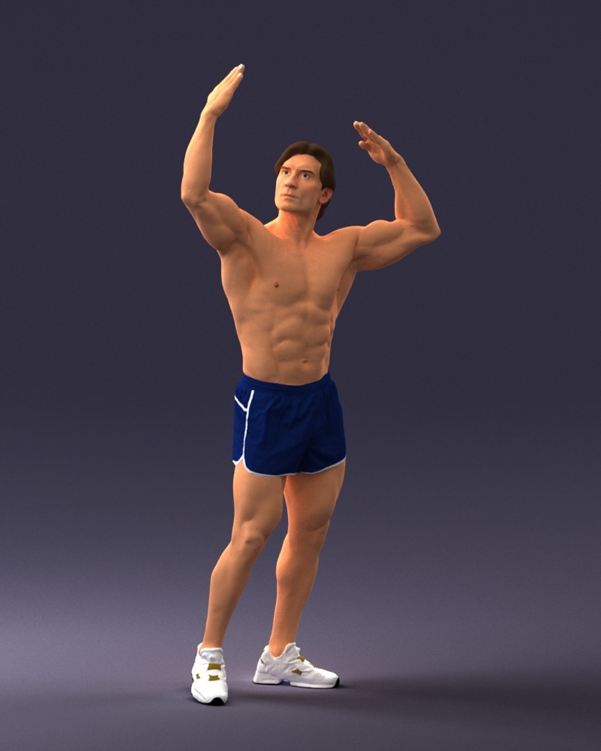 3D Bodybuilder Model - TurboSquid 1437553