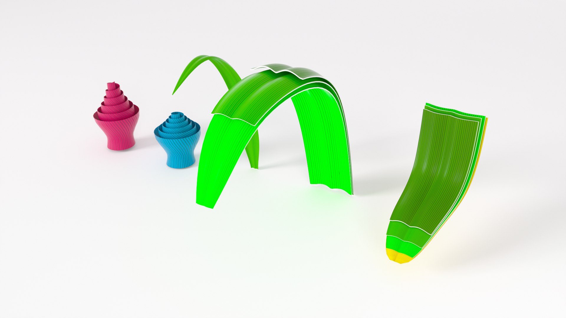 3D Stylized Nature Set Model - TurboSquid 2154059