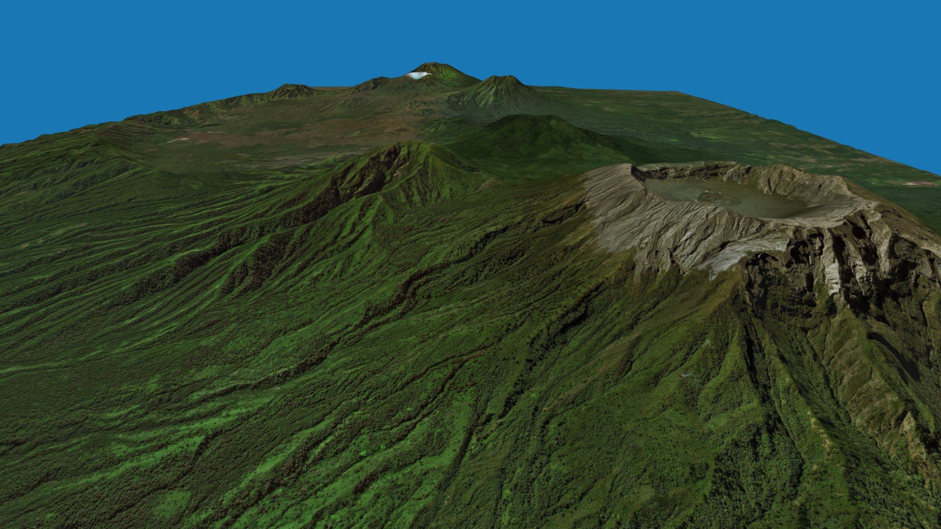 Mount Raung Volcanoes Indonesia 3D Model - TurboSquid 1389901