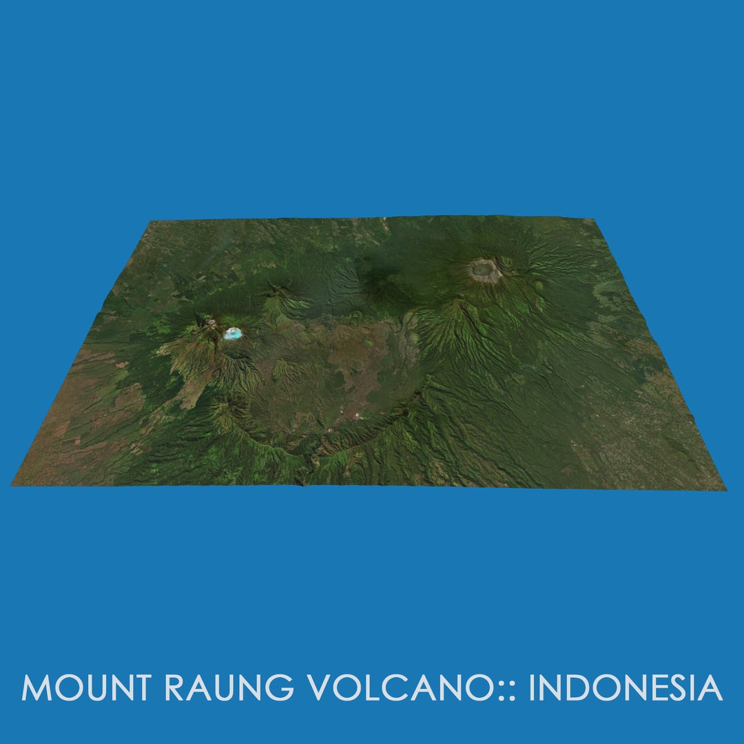 Mount Raung Volcanoes Indonesia 3D Model - TurboSquid 1389901