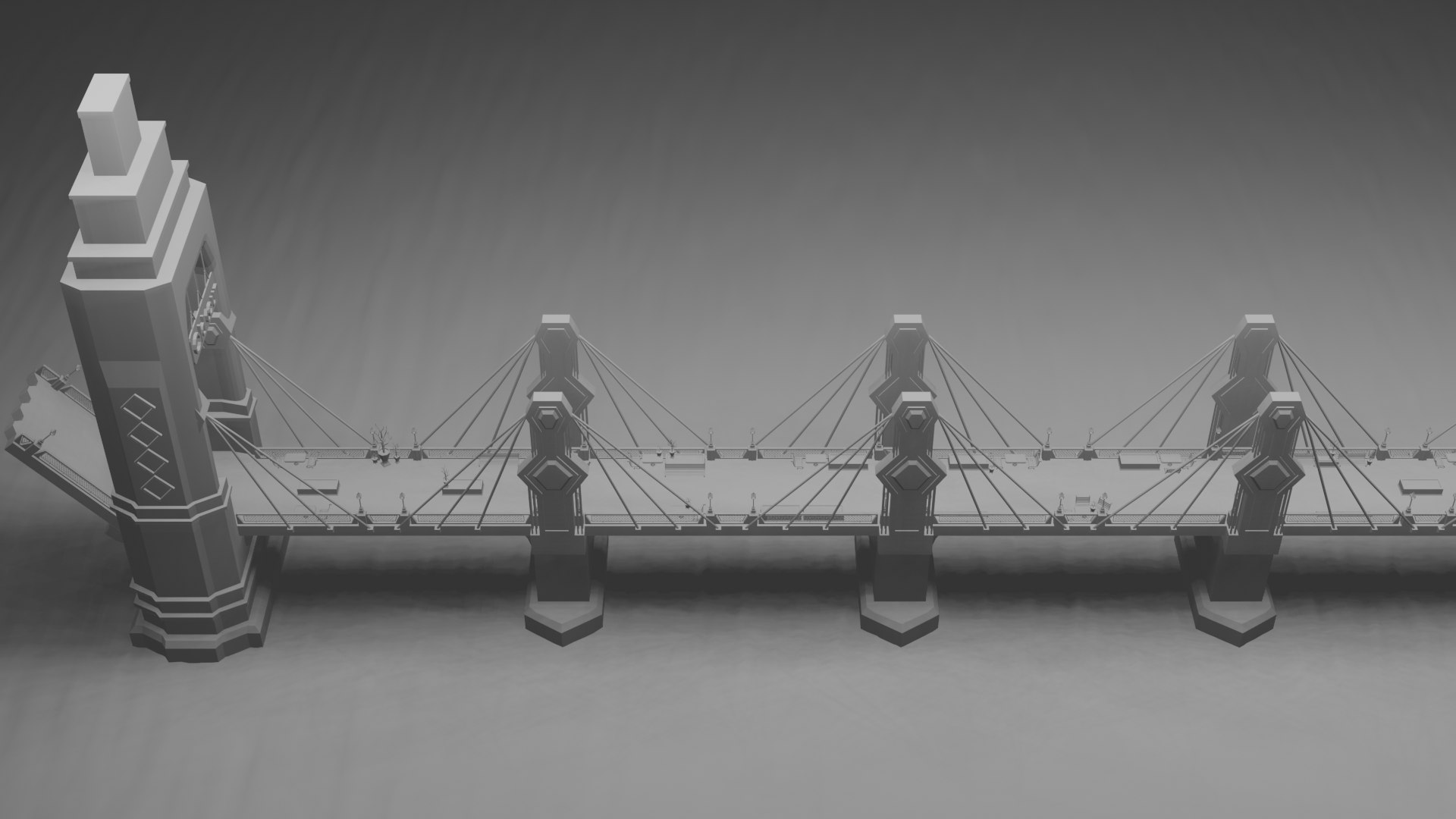 3D Bridge - TurboSquid 2305966