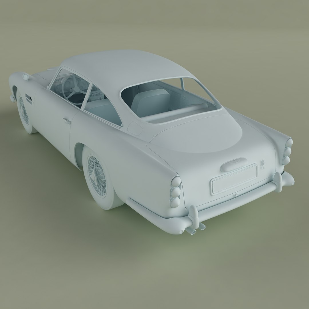 3D 1963 Aston Martin Db5 Model - TurboSquid 1453787