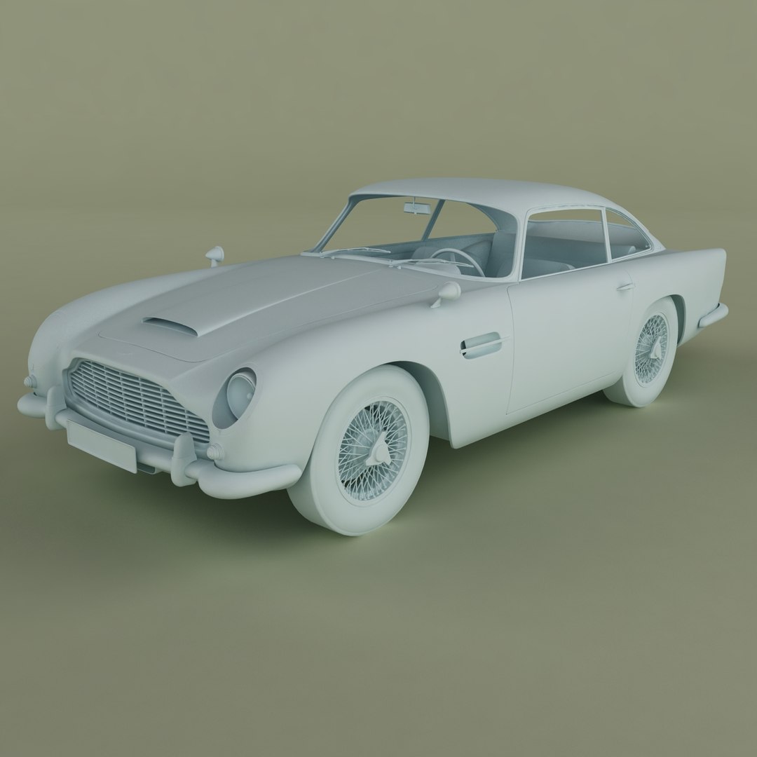 3D 1963 Aston Martin Db5 Model - TurboSquid 1453787