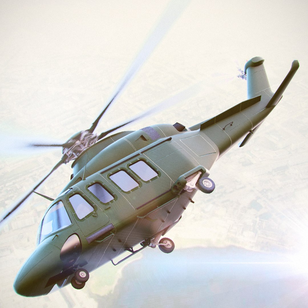 3d Max Agustawestland Aw149 Aw139 Helicopter