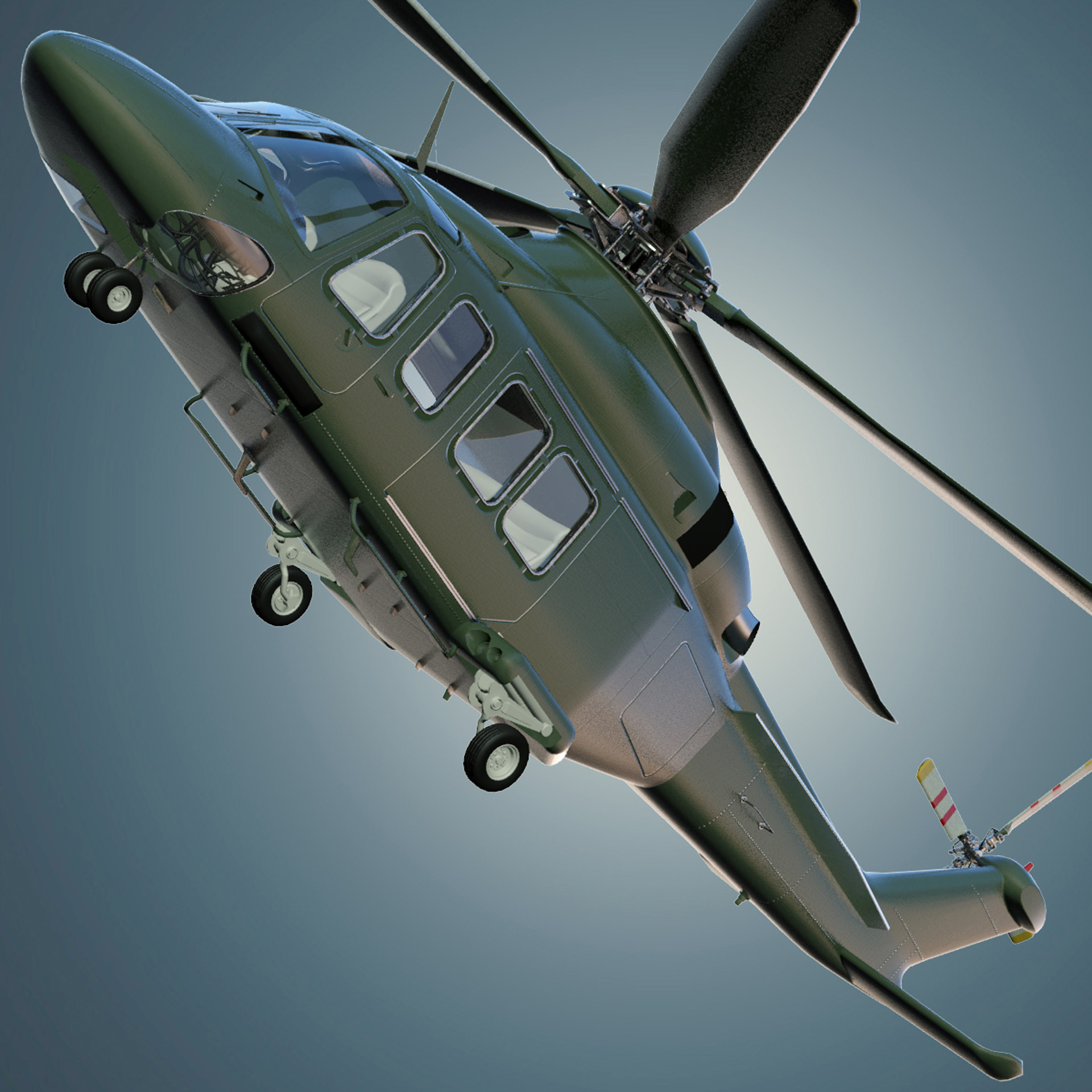 3d max agustawestland aw149 aw139 helicopter