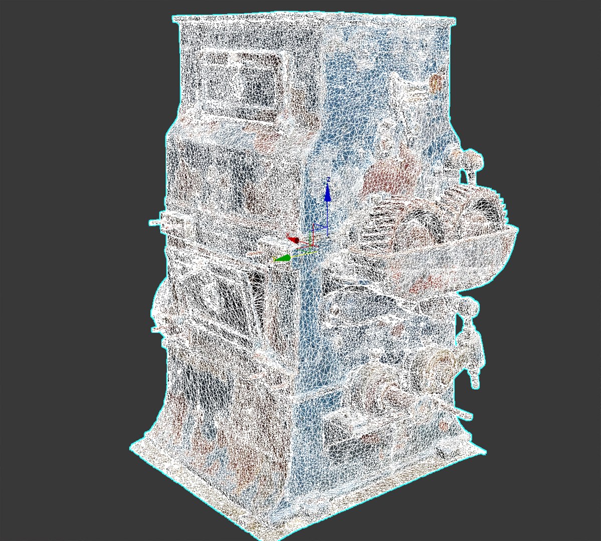 Old Factory Machine 2 3D Model - TurboSquid 1905567