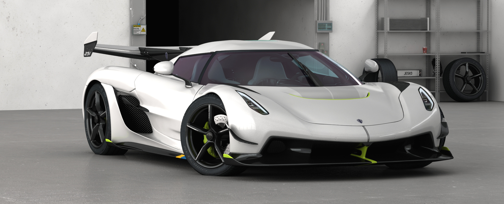 3D Model Realistic Koenigsegg Jesko 2020 - TurboSquid 1484084