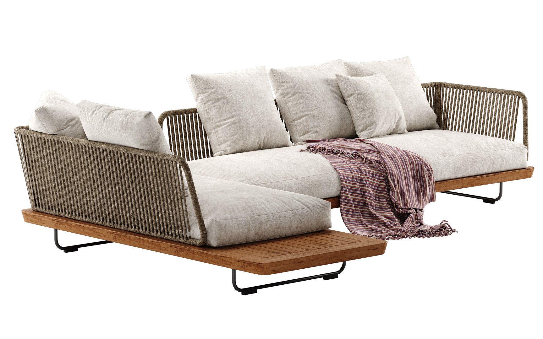 3D Model Minotti Sunray Sofa Set - TurboSquid 1631664