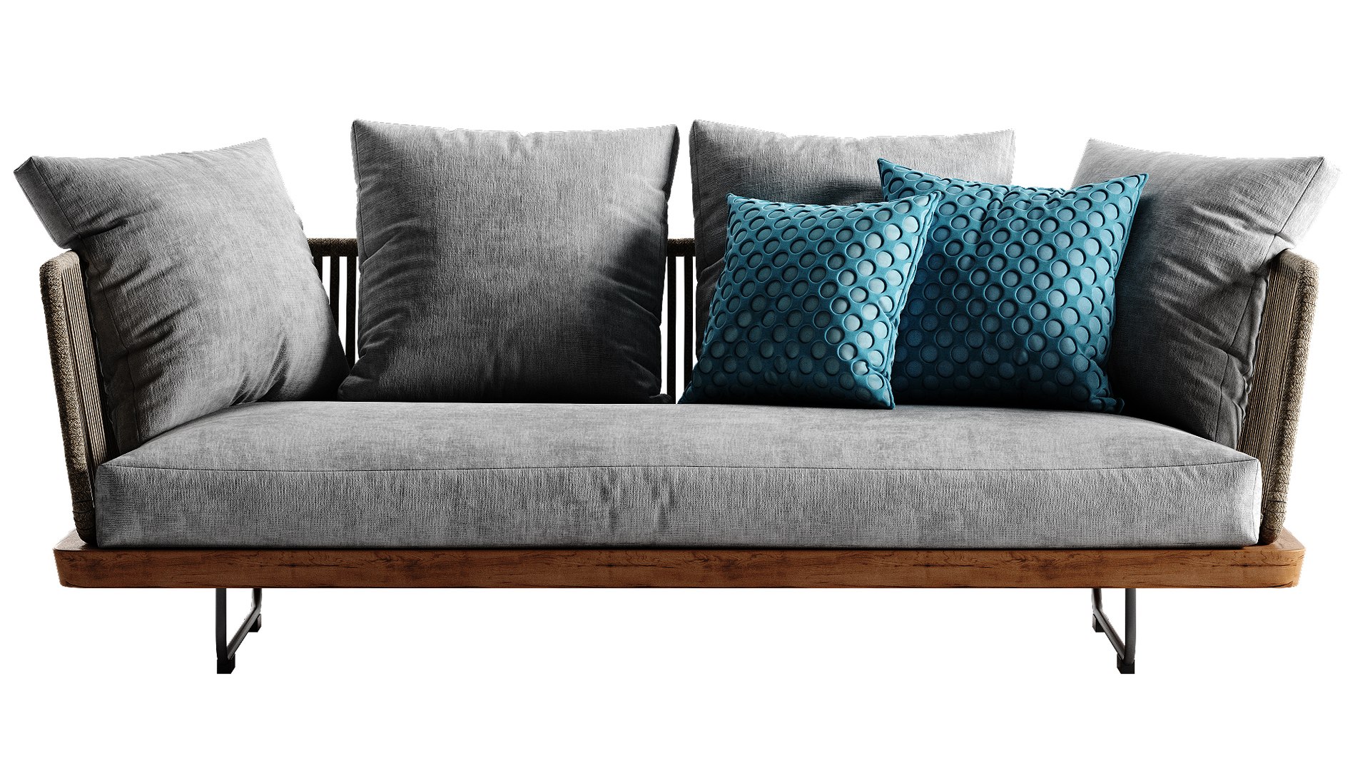 3D Model Minotti Sunray Sofa Set - TurboSquid 1631664