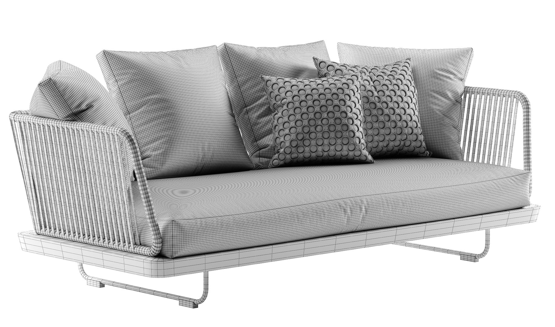 3D Model Minotti Sunray Sofa Set - TurboSquid 1631664