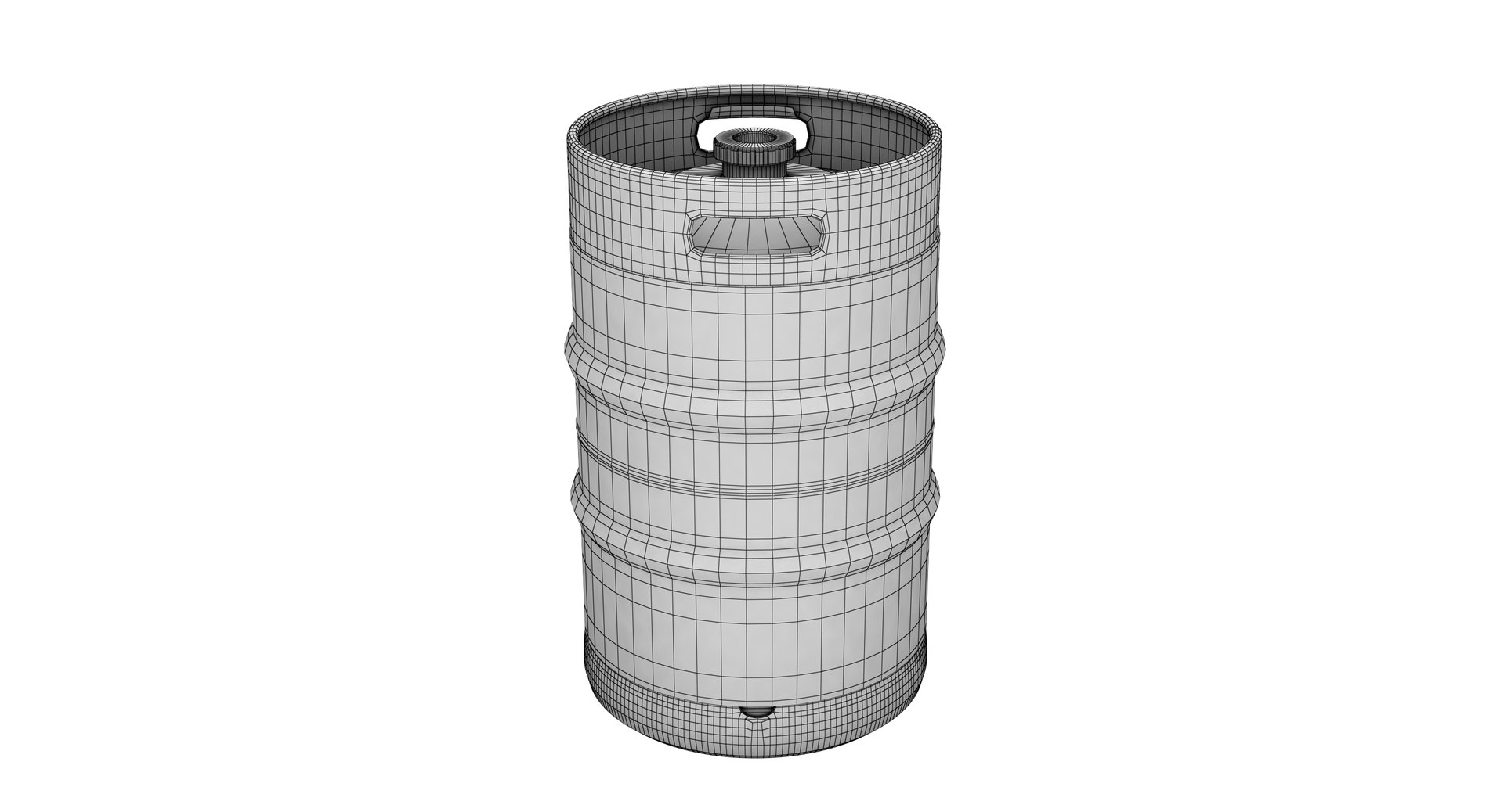 3D Metal Barrel Beer Model - TurboSquid 1287621