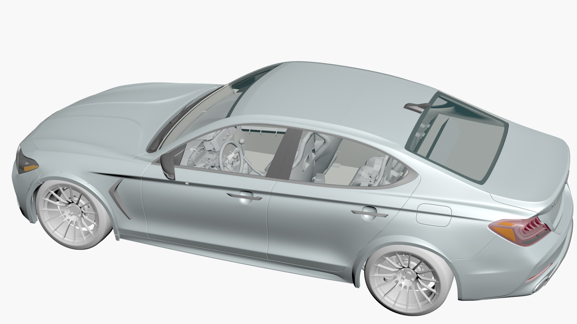 Free 3D genesis car modified - TurboSquid 1676017