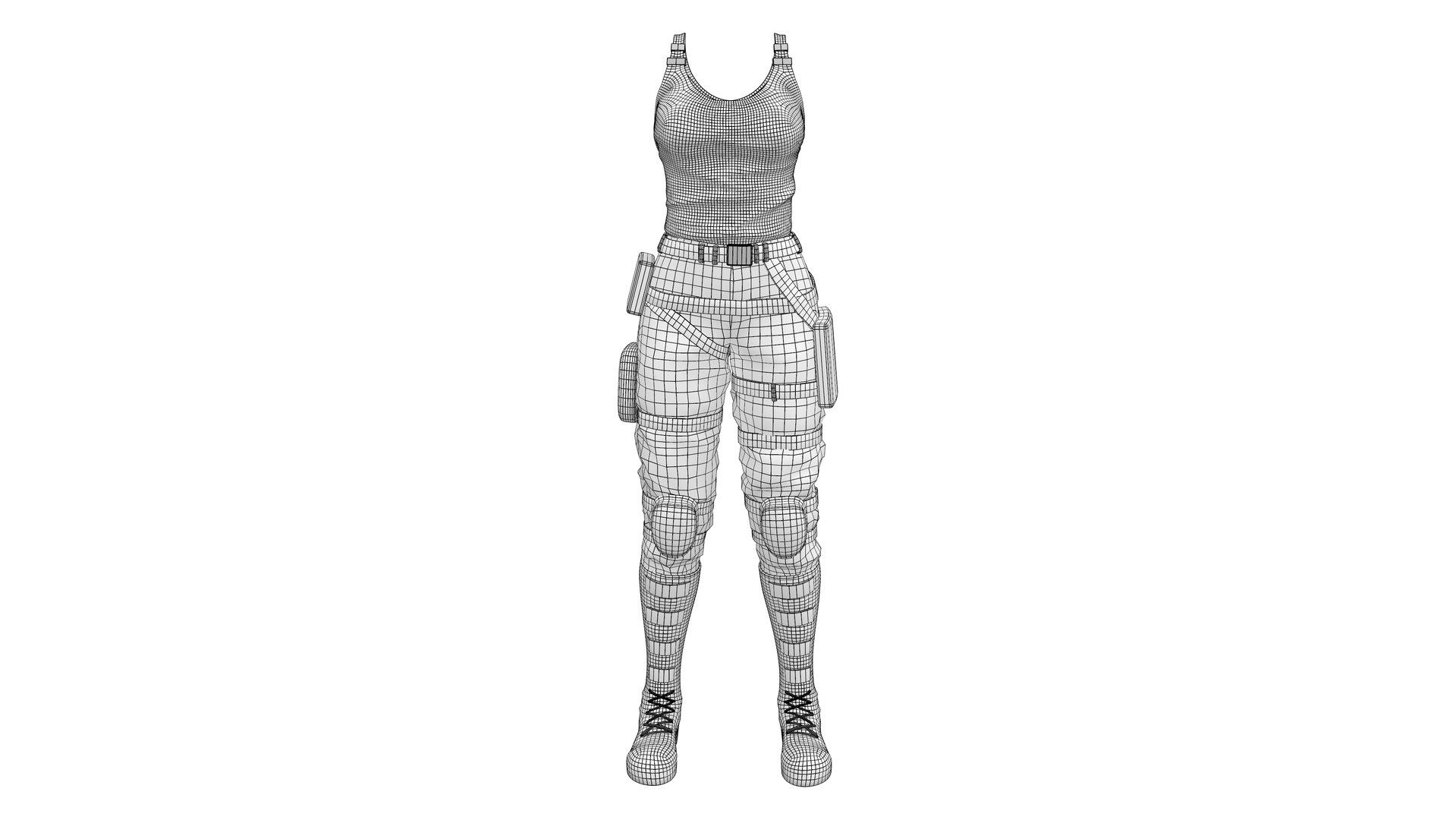 3D Space Mechanic Delivery Sci-fi Full Outfit - TurboSquid 1903226