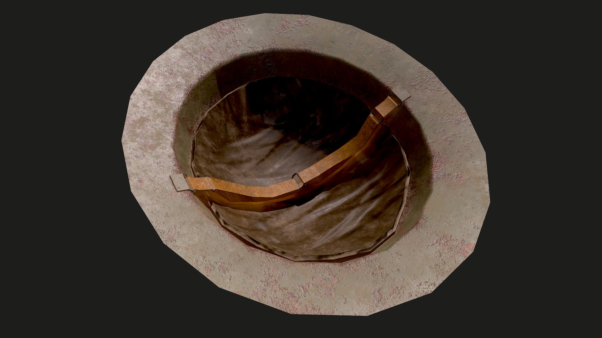 3D Pbr Ww1 British Brodie Model - TurboSquid 1413268