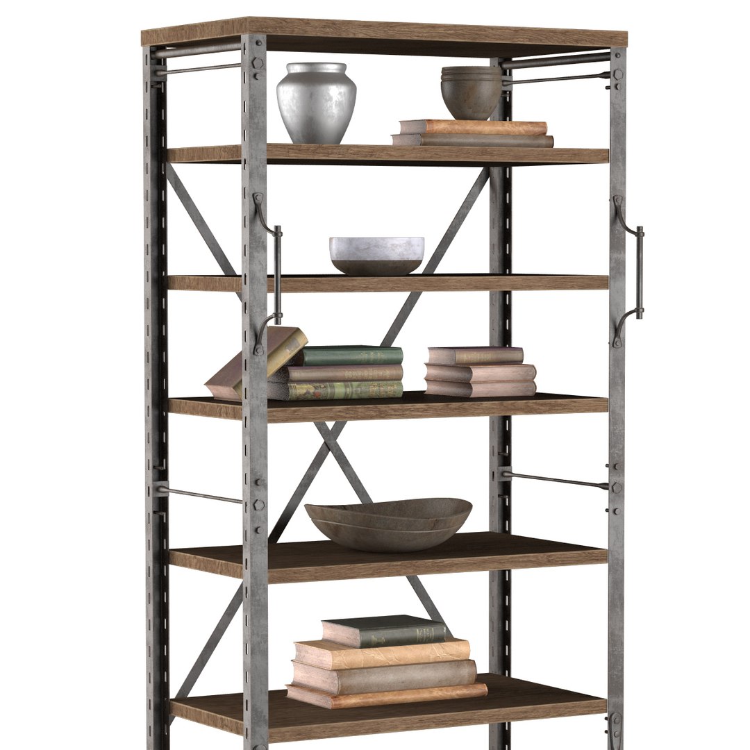 3d Rack French Library