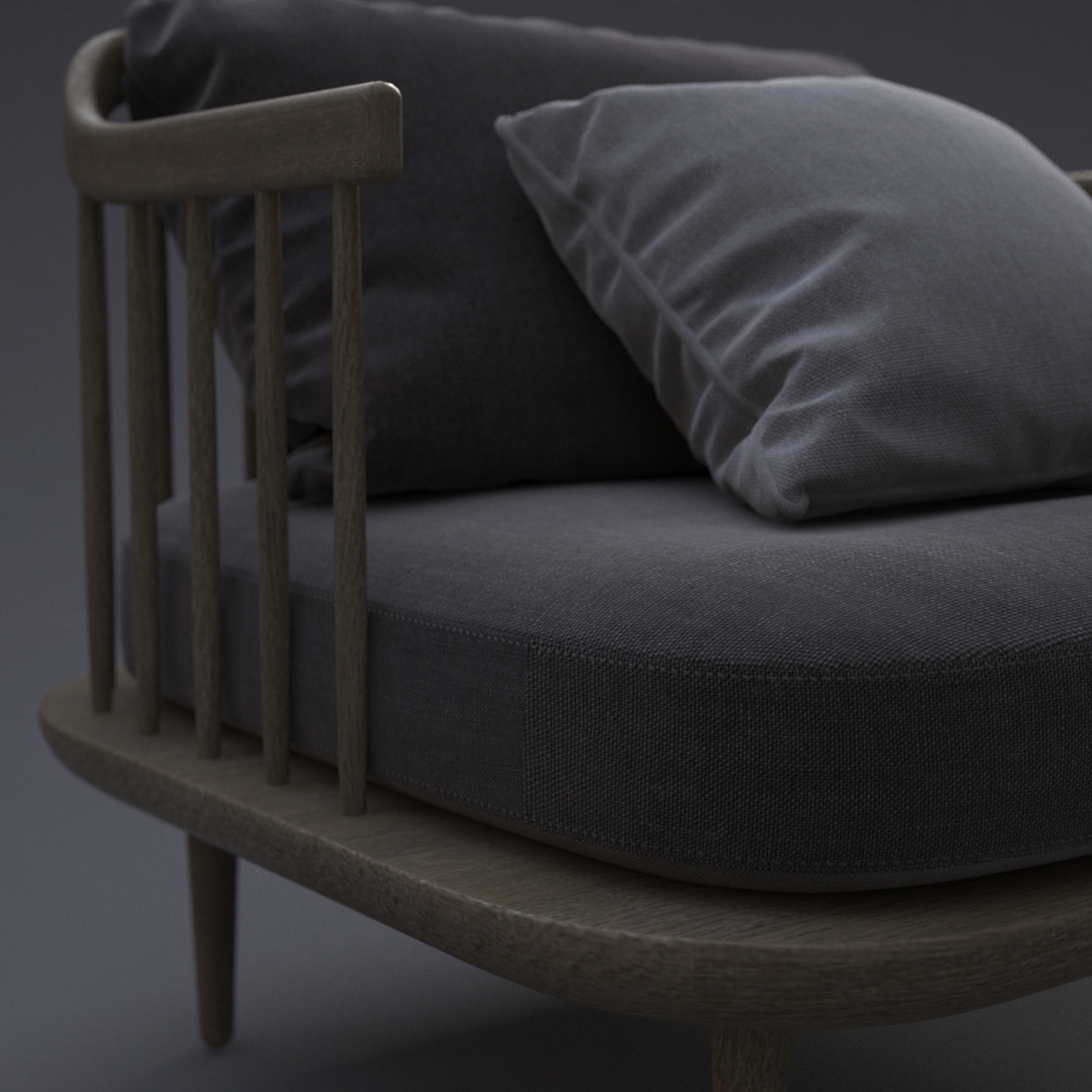 fly sofa armchair obj