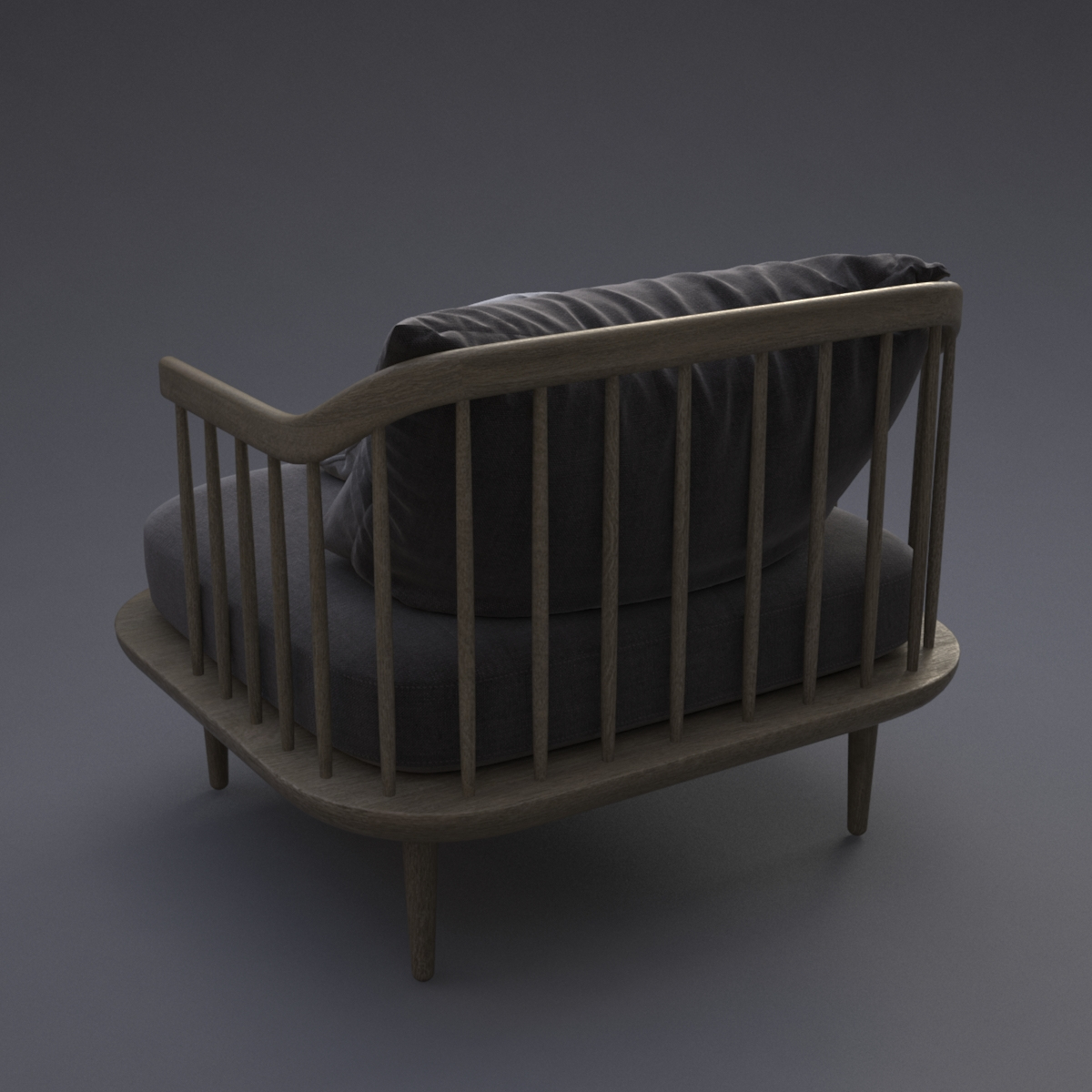 fly sofa armchair obj