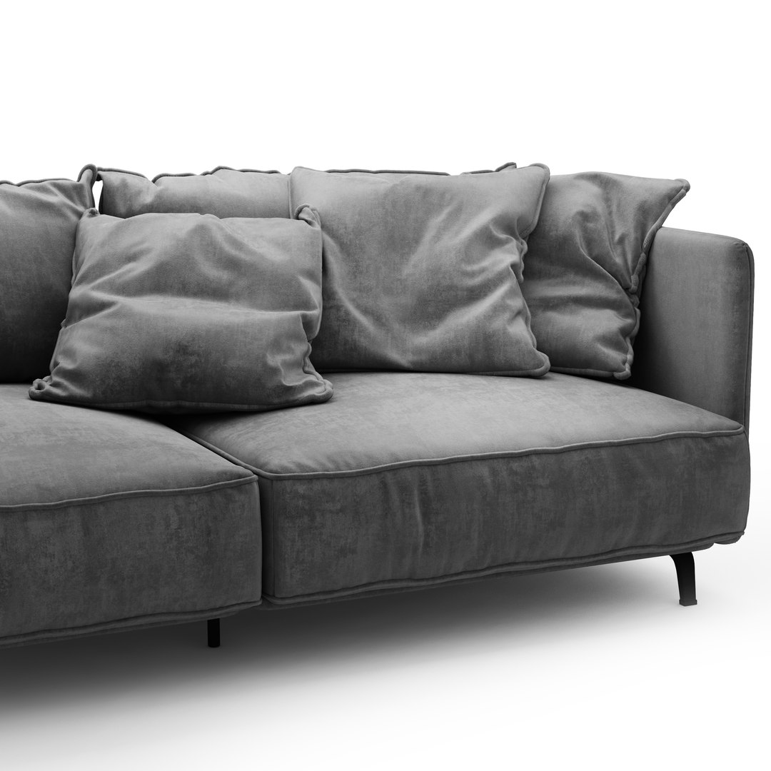 Arflex Sofa K2 2014 2 Seats 3D Model - TurboSquid 2244274