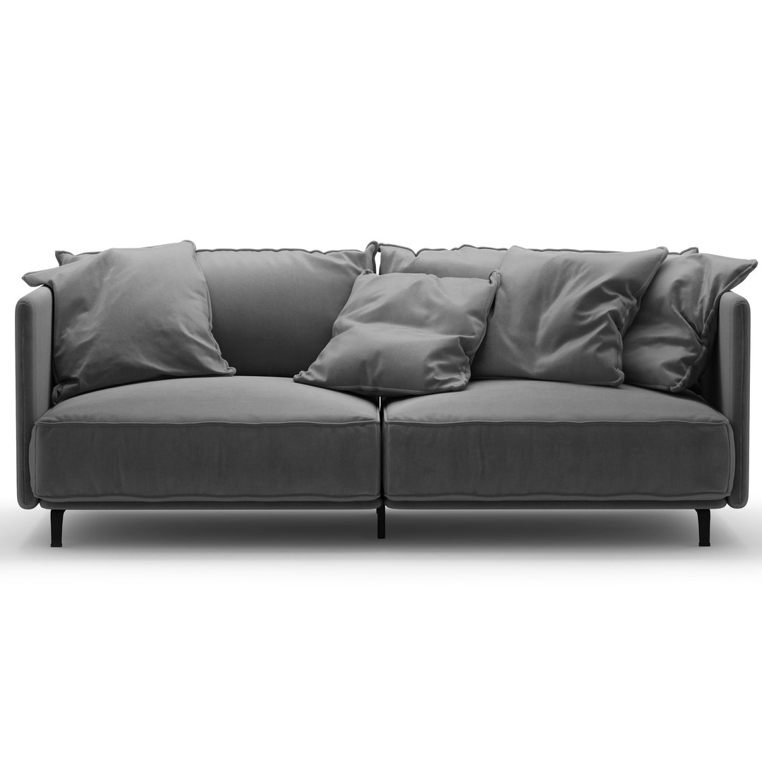 Arflex Sofa K2 2014 2 Seats 3D Model - TurboSquid 2244274