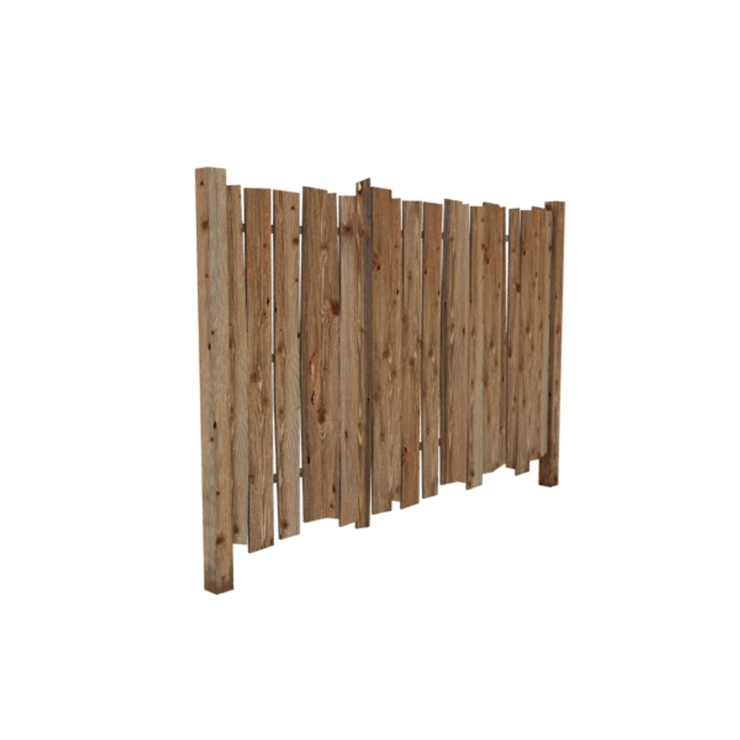 3d Wood Fence