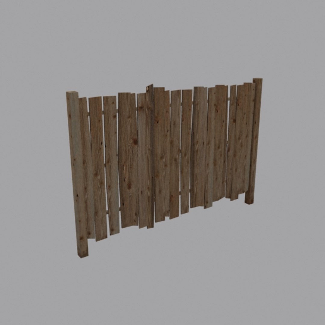 3d Wood Fence