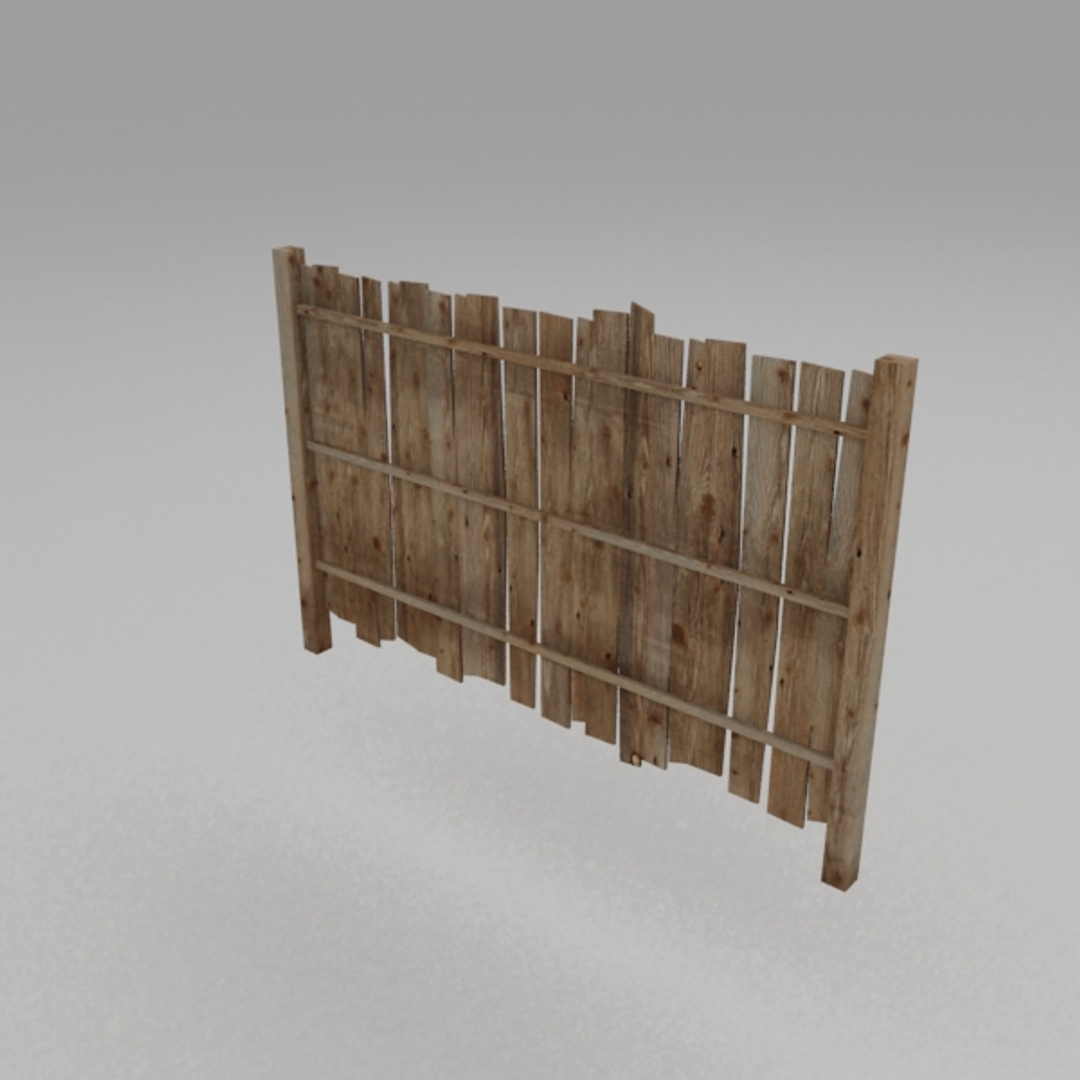3d Wood Fence