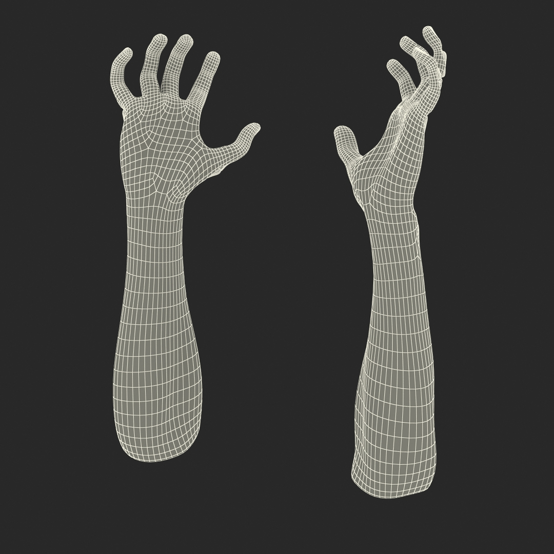 zombie hands projection