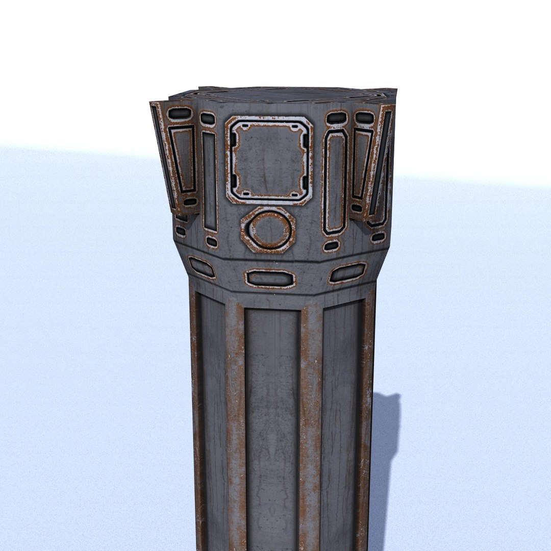 Pillar Model - TurboSquid 1513552