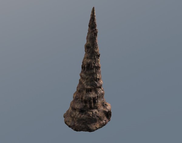 limestone stalagmite 3d model