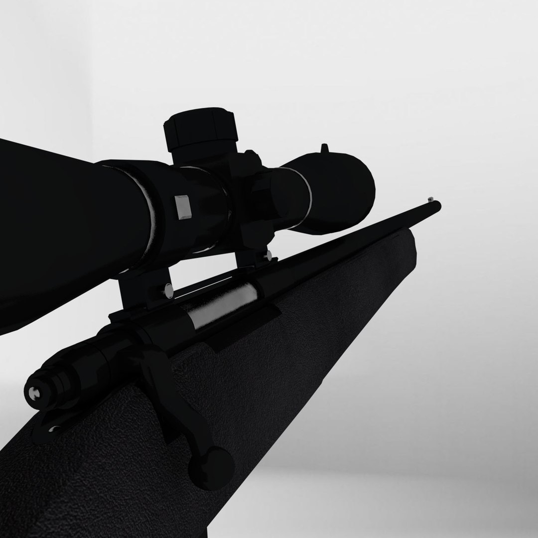 3d M24 Sniper Rifle Model