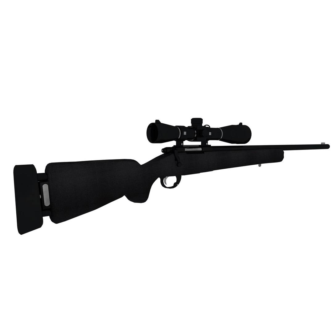 3d M24 Sniper Rifle Model