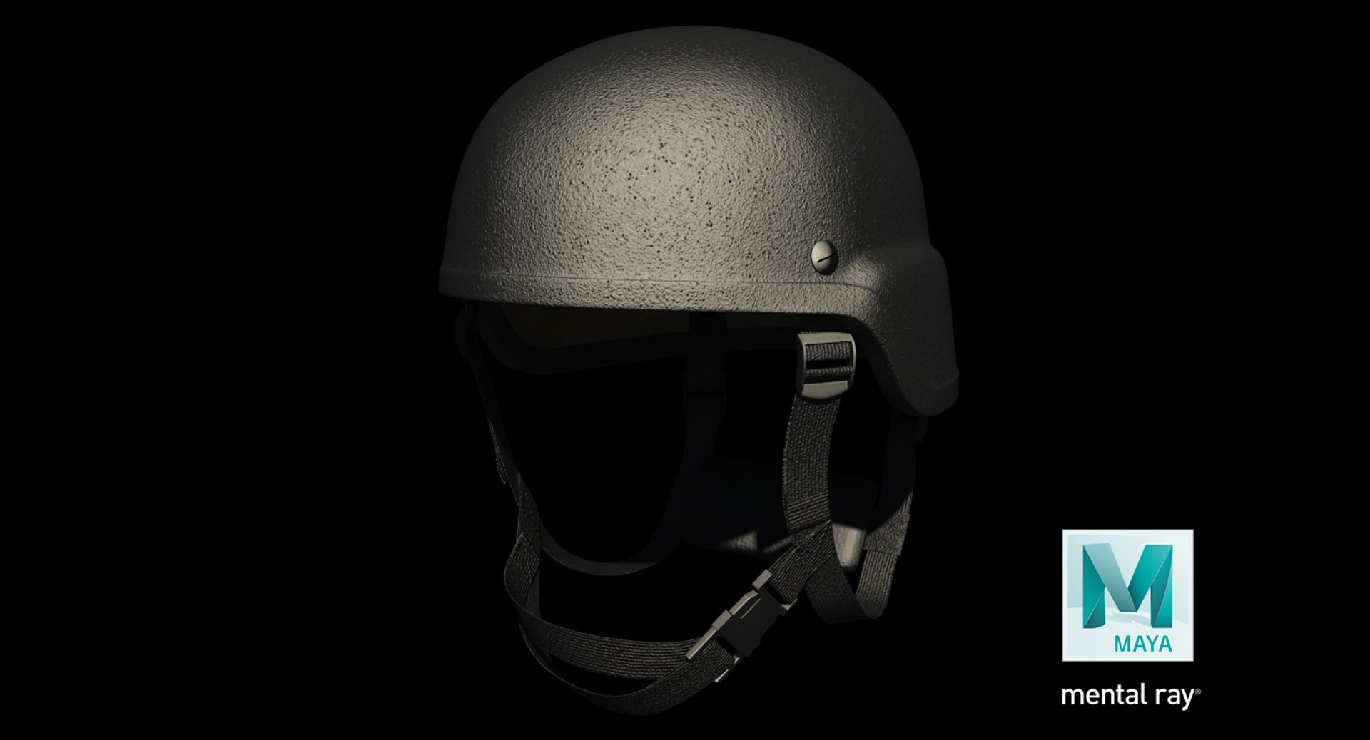 Kevlar Helmet Black 3D Model - TurboSquid 1293630