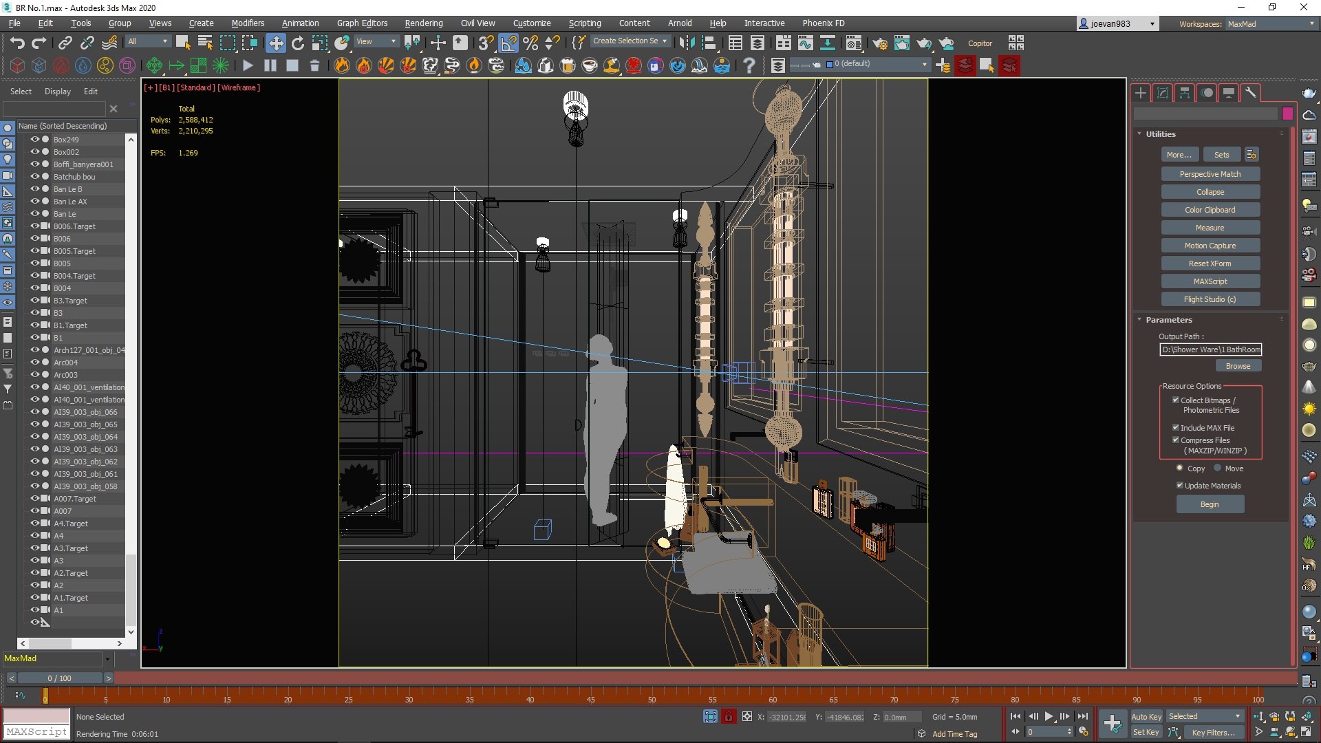 3D Bathroom Room Prometheus Model - TurboSquid 1575764