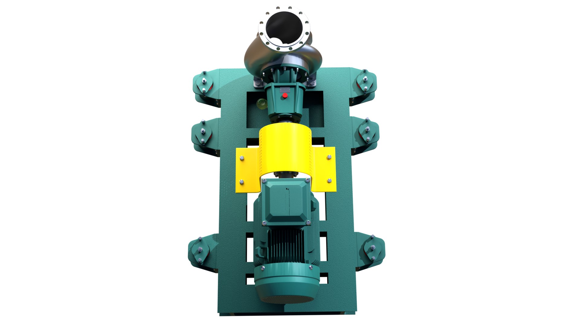 Industrial Centrifugal Pump Detailed Mechanical Assembly And Exploded ...