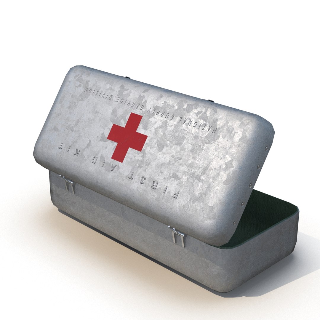 3D Aids Kit - TurboSquid 1205789