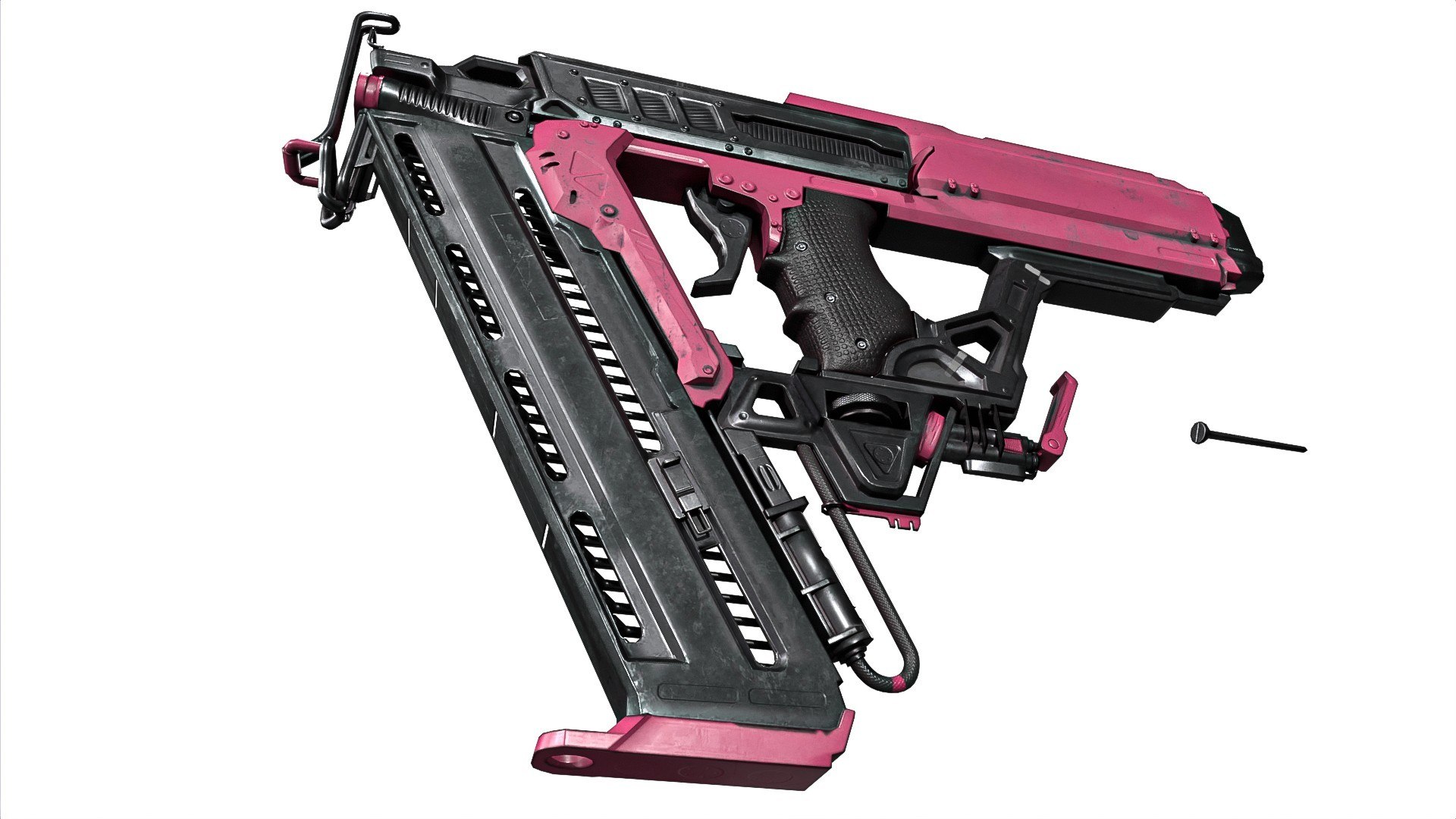 Sci-Fi Nail Gun 3D Model - TurboSquid 2117417