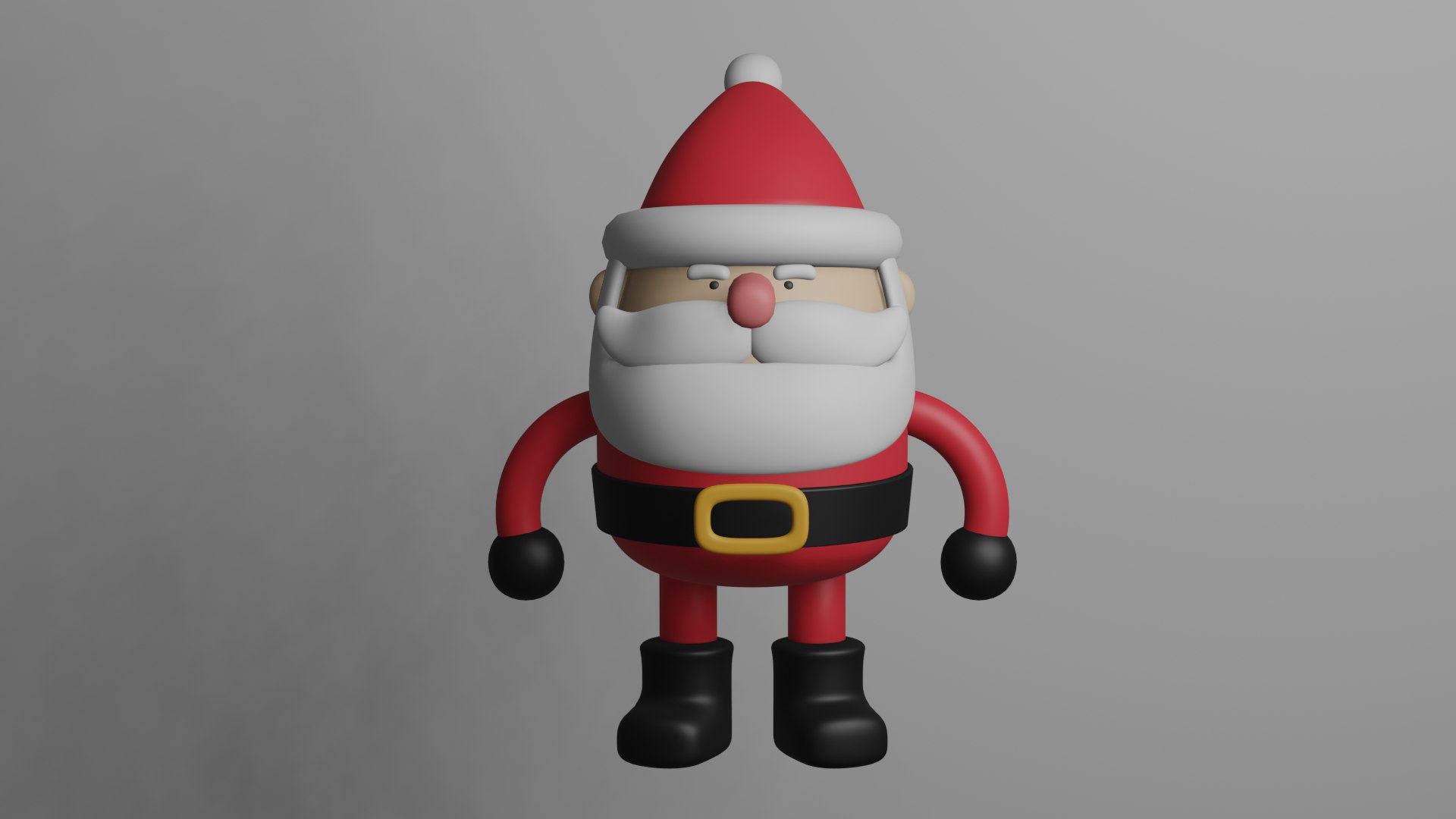 Cute Santa Claus 3D Model - TurboSquid 2049356