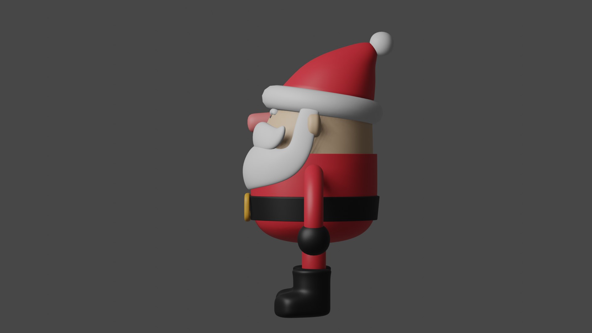 Cute Santa Claus 3D Model - TurboSquid 2049356