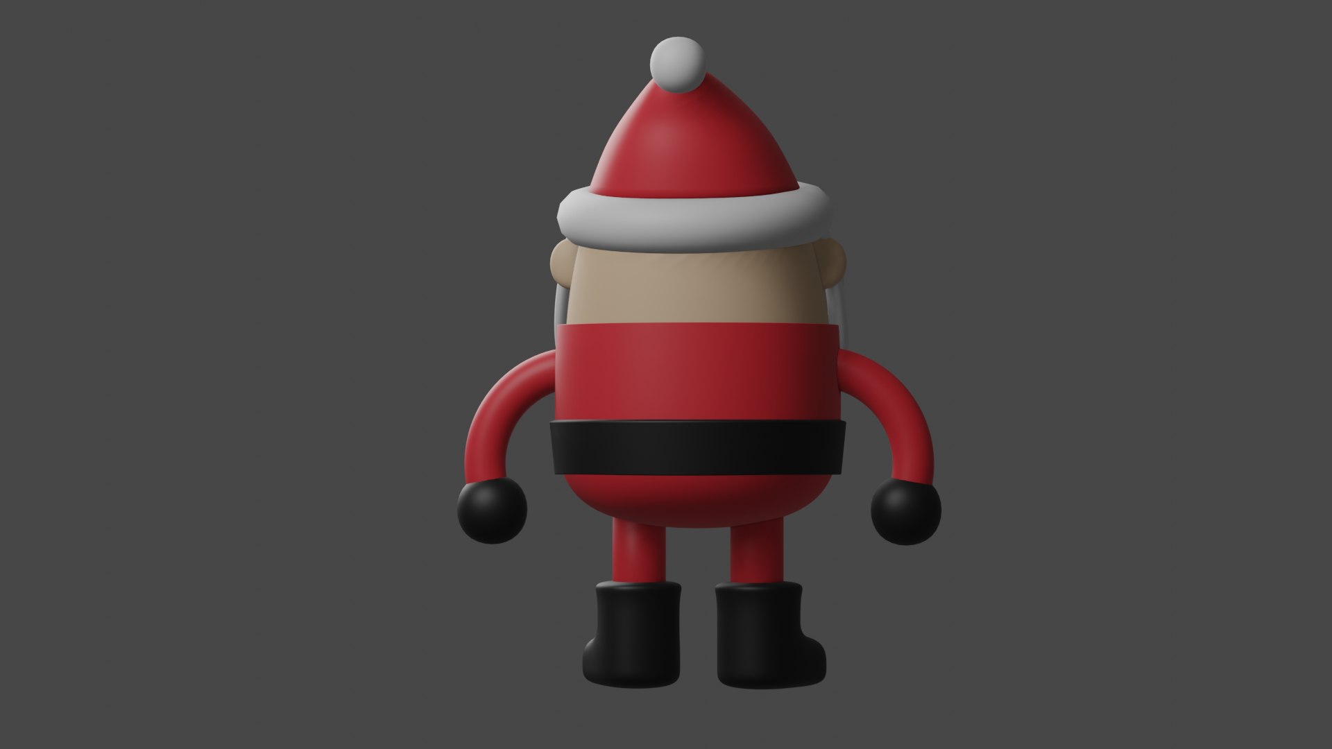 Cute Santa Claus 3D Model - TurboSquid 2049356